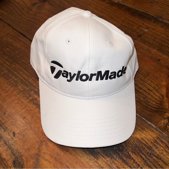 TaylorMade | Accessories | Taylormade Basic Golf Cap Hat Whiteblack ...
